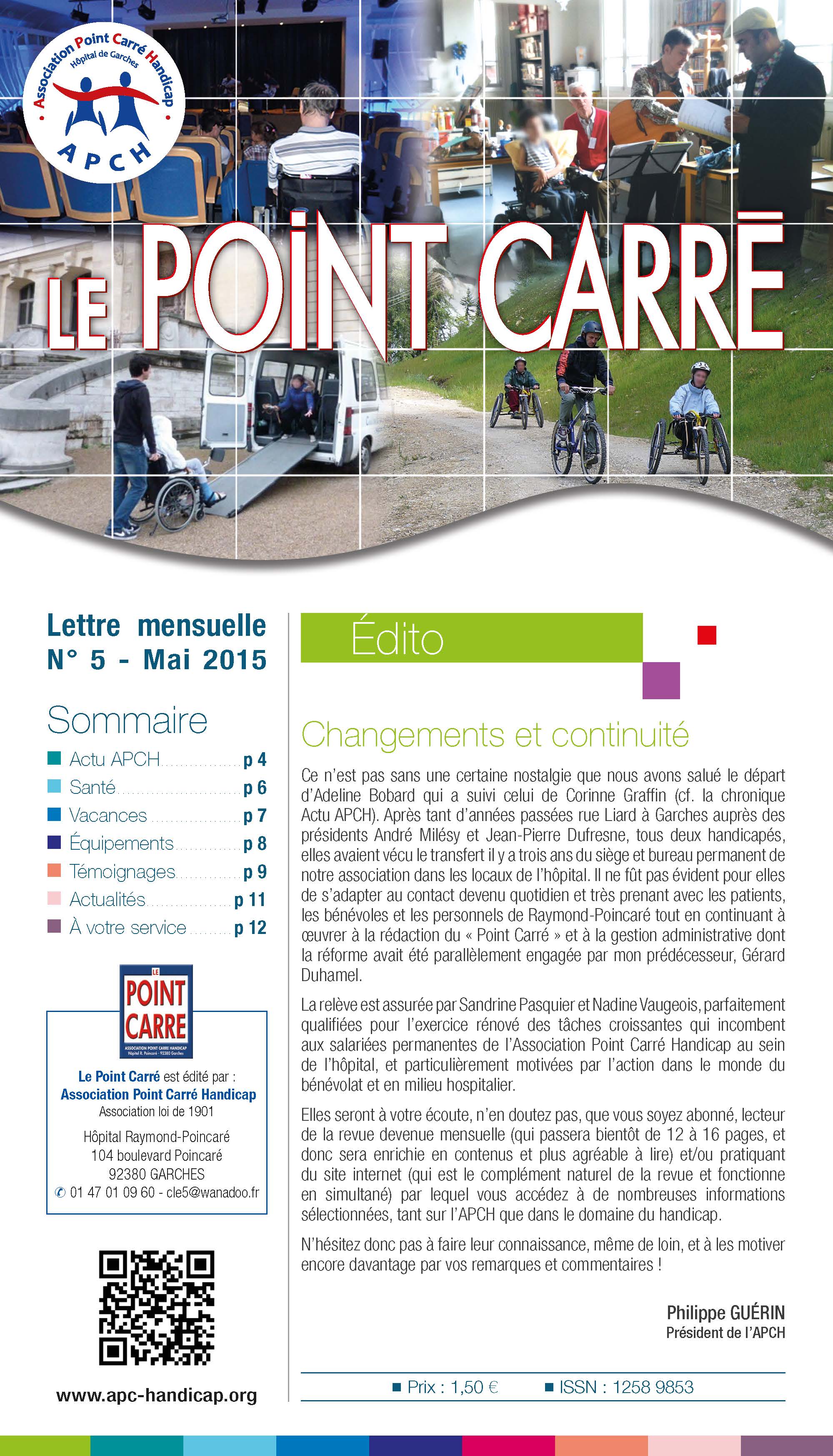 Le Point Carré n°5 Mai 2015 - APCH