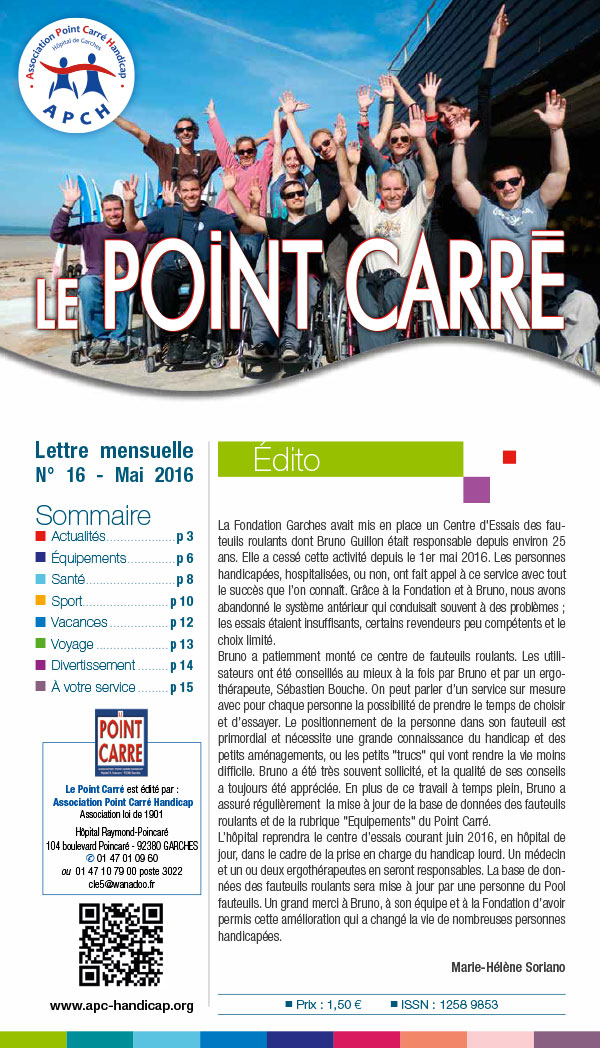 Le Point Carré n°16 mai 2016